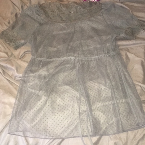 Tops | Sheer Top | Poshmark